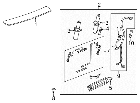84073558 - Genuine GM Baffle-Front Grille
