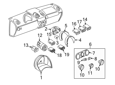 84078289 - Genuine GM Pad-Rear Bumper Fascia Step *Anthracite