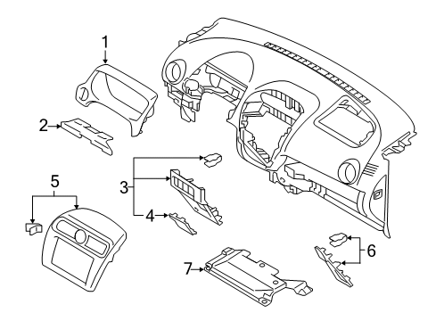 23478398 - Genuine GM Fascia,Front Bumper Lower