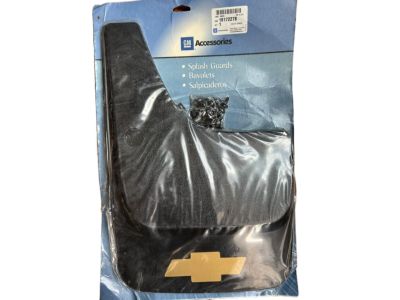 19172278 - Genuine GM Splash Guards - Flat with Contour, Rear Set