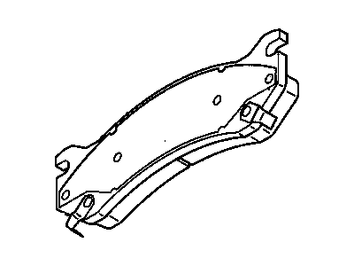 84292732 - Genuine GM Pad Kit, Front Disc Brake