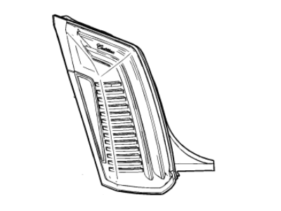23466312 - Genuine GM Lamp,Rear Stop