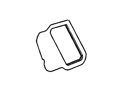 22764044 - Genuine GM Deflector, Front Side Door Water