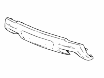 84859008 - Genuine GM Plate, Front Bpr Fascia Skid *Dk Silver