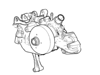 12707680 - Genuine GM Pump Assembly, Wat