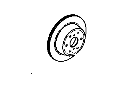 22968231 - Genuine GM Rear Brake Rotor