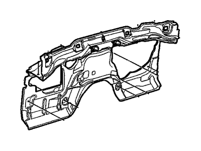 92216972 - Genuine GM Insulator Assembly, Dash Panel Inner