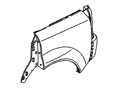 22735700 - Genuine GM Panel Asm,Quarter Outer