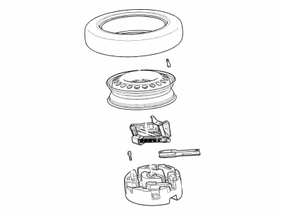 84145314 - Genuine GM Tire Kit, Spare