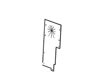 23387507 - Genuine GM Baffle, Radiator Support