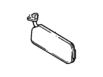 12356780 - Genuine GM SUNSHADE, Windshield Sunshade