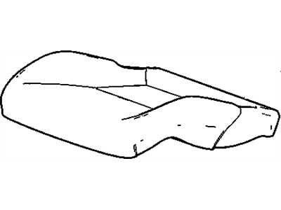 23127746 - Genuine GM Cover Assembly, Passenger Seat Back *Black