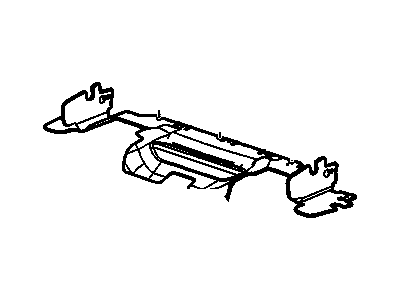 15205673 - Genuine GM Baffle Assembly, Radiator Support