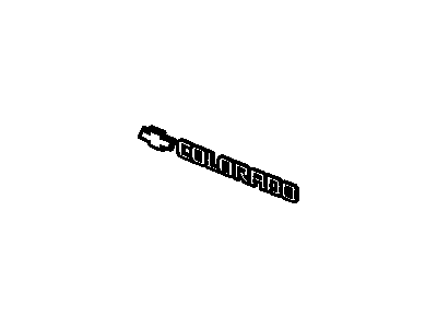 Chevrolet Colorado Emblem - Guaranteed Genuine Chevrolet Parts