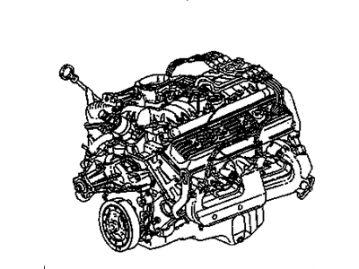 12691672 - Genuine GM Engine Assembly, Gasoline (Service)