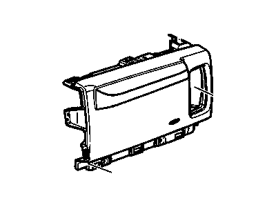 25864159 - Genuine GM Pad Assembly, Instrument Panel Trim *Pewter