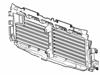 84735802 - Genuine GM Shutter Assembly, Front Bpr