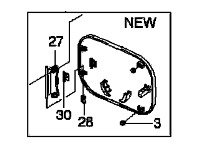 95987173 - Genuine GM Door Asm,Fuel Tank Filler