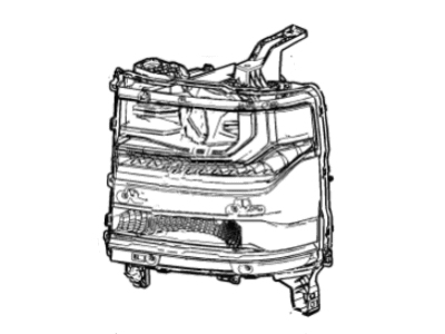 19418469 - Genuine GM Front Headlight Assembly (Remanufactured)