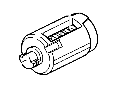 15783575 - Genuine GM Front Side Door Lock Cylinder Kit (Uncoded)