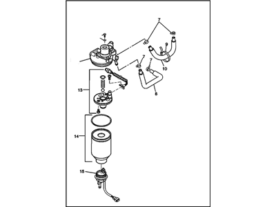 12642624 - Genuine GM Filter Assembly, Fuel