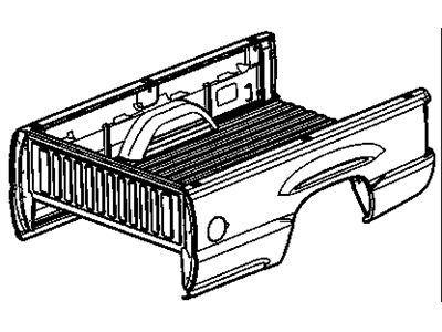 12472827 - Genuine GM Box Asm,Pick Up 8 Ft Fleetside