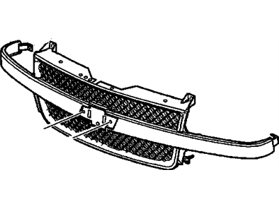 88968933 - Genuine GM Grille Asm,Radiator *Paint To Mat