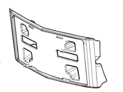 23142427 - Genuine GM Cover Pkg, Front Grille Opening