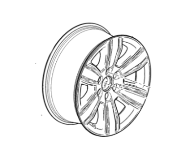 23220752 - Genuine GM Wheel Assembly, 20X9.0X27Mm