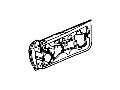 10274372 - Genuine GM Door Assembly, Front Side
