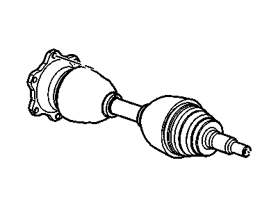84842044 - Genuine GM Shaft Assembly, Front Whl Drv Half