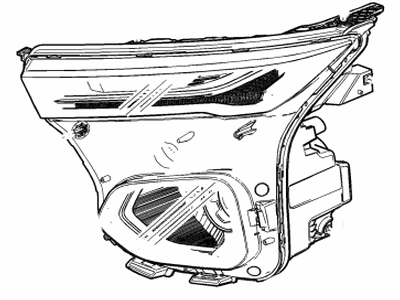 42778369 - Genuine GM Headlamp Assembly, Front