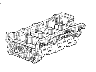 12686739 - Genuine GM Cylinder Head Assembly (W/ Valve)