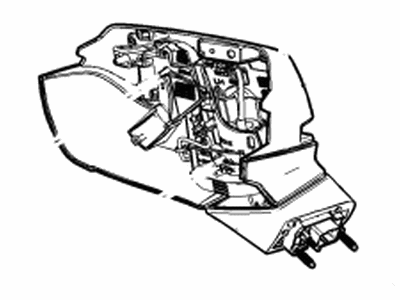 84765826 - Genuine GM Housing Assembly, O/S Rr View Mir
