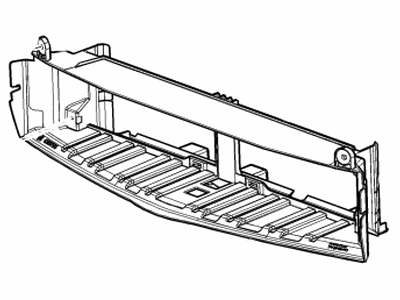 42790299 - Genuine GM Baffle, Rad Air Lwr