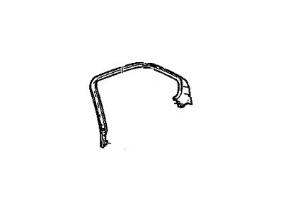 20908700 - Genuine GM Molding Asm,Rear Side Door Upper Garnish