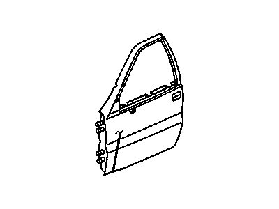 10282349 - Genuine GM Door Assembly, Front Side