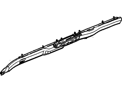 84003355 - Genuine GM Airbag Assembly, Rear & 3Rd Row R/Rail