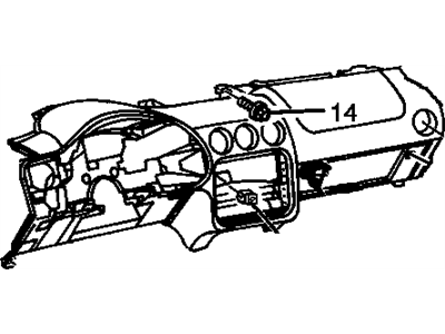 10410486 - Genuine GM Panel Assembly, Instrument