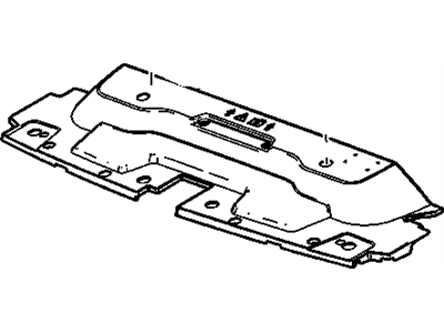 22737379 - Genuine GM Baffle Assembly, Radiator Air Upper