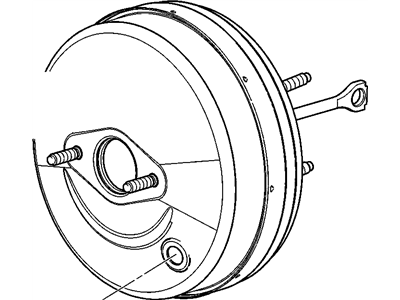 84164389 - Genuine GM Power Brake Booster ASSEMBLY