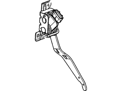 19417903 - Genuine GM PEDAL ASM,ACCEL (W/ BRKT & POSN SEN)