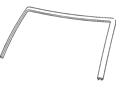 15723642 - Genuine GM Molding, Windshield Upper Reveal