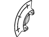 15998039 - Genuine GM Shield,Front Brake