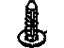 19352194 - Genuine GM Rivet,Rear Bumper Fascia Guide