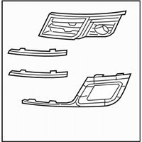 20983807 - Genuine Chevrolet Grille,Front Inner