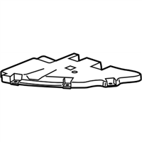 22936500 - Genuine GM Filler Asm-Front Bumper Outer Front