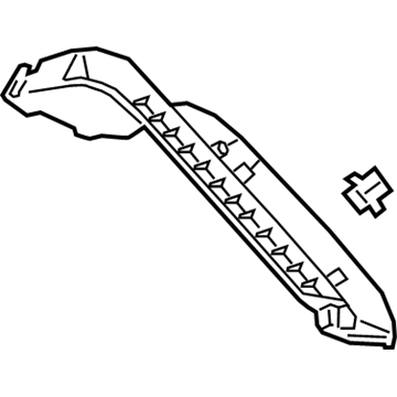 84568773 - Genuine GM Panel Assembly, L/Gate Upr Si Tr Fin *Black