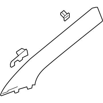 84988924 - Genuine GM Molding Assembly, W/S Garn *Lt Wheat