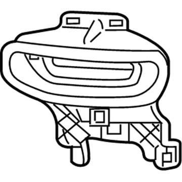 23243489 - Genuine GM Bezel Assembly, Front Fog Lamp